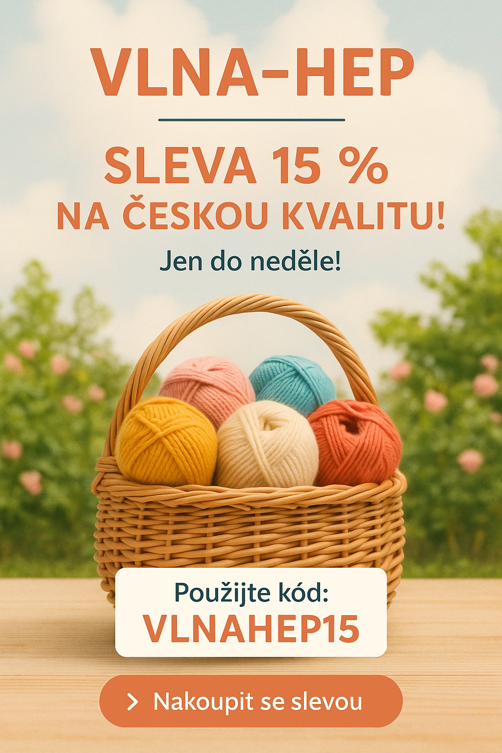 Sleva VLNA-HEP 15% - U Matušků
